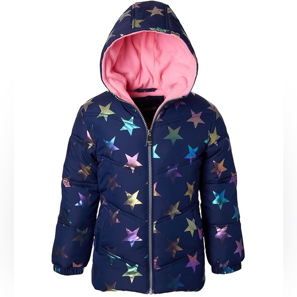 Limited Too | Jackets & Coats | Limited Too Navy Star Puffer Jacket ...
